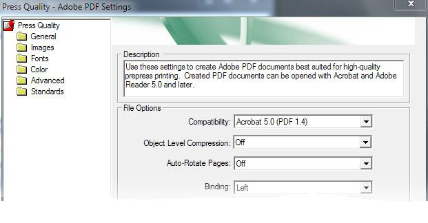 Convert Existing file with Acrobat Pro